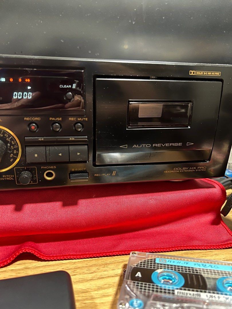 Teac W-790R Dual Cassette Tape Deck Player Recorder with Remote, Audio, Other Audio Equipment on ...