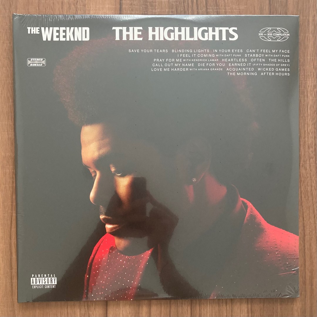 The Weeknd - The Highlights (2LP) vinyl, Hobbies & Toys, Music & Media ...