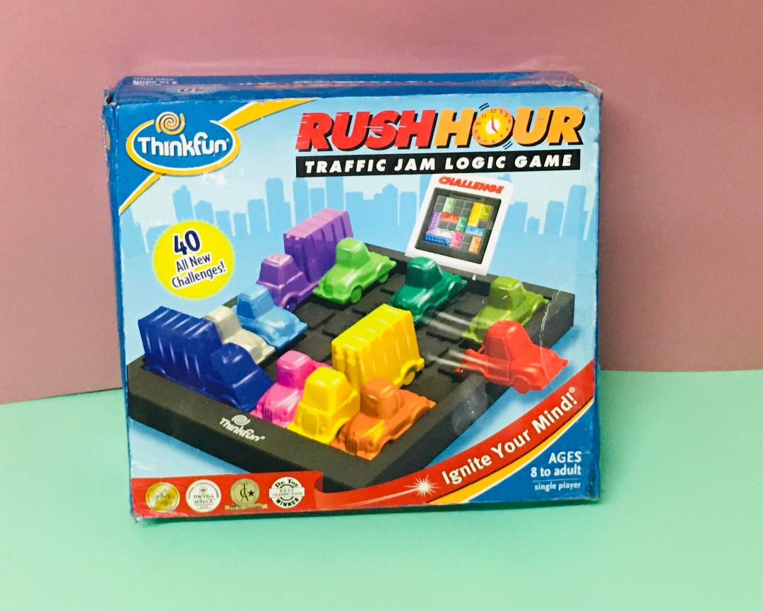 Think Fun Rush Hour Traffic Jam Logic Game - 40 New Challenges on Carousell