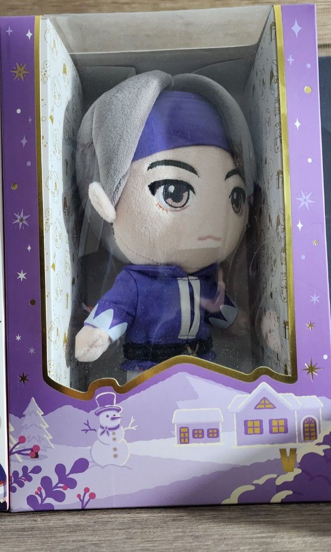 Tiny tan V and Tata stuff toy on Carousell