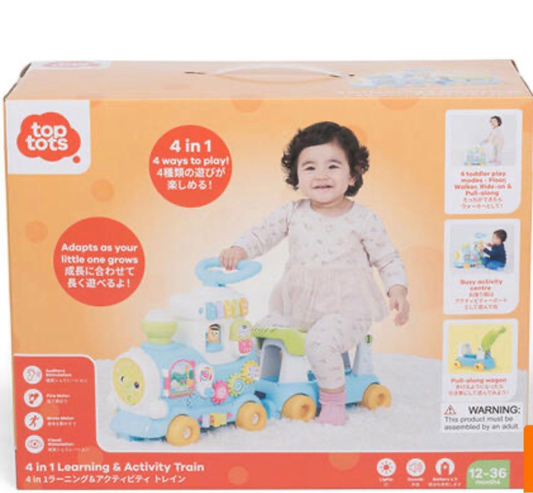 Top Tots 4 in 1 Learning & Activity Train, Hobbies & Toys, Toys & Games ...