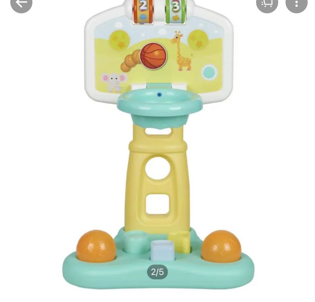 Top Tots Interactive Basketball Set, Hobbies & Toys, Toys & Games on ...