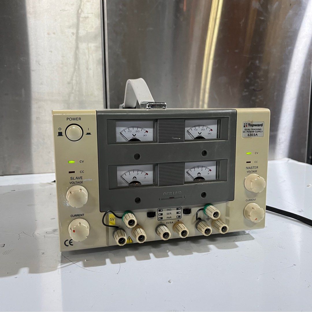 Topward 6303A Dual Tracking DC Power Supply 30V/3A 5V/5A 120W Triple ...