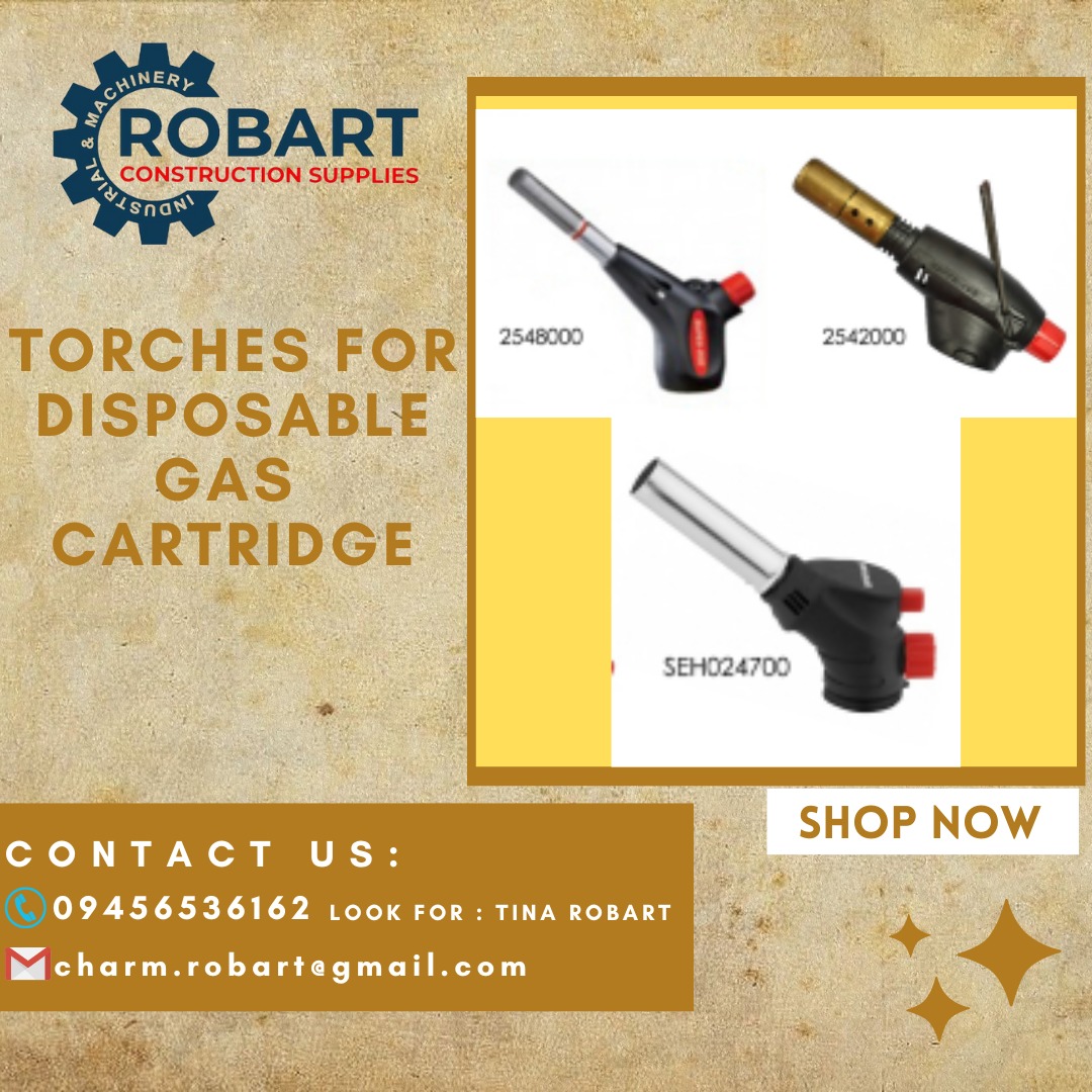 TORCHES FOR DISPOSABLE GAS CARTRIDGE, Commercial & Industrial ...