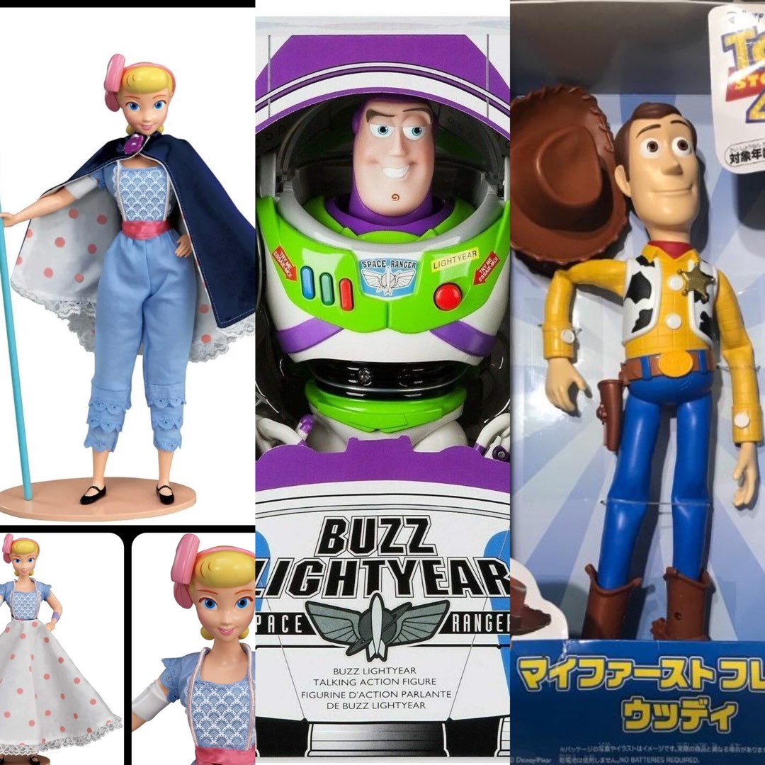 Toy Story Buzz lightyear Po Peep woody life size takara tomy, Hobbies ...