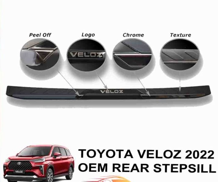 Toyota Veloz 2022 to 2023 OEM Rear Stepsill Black on Carousell