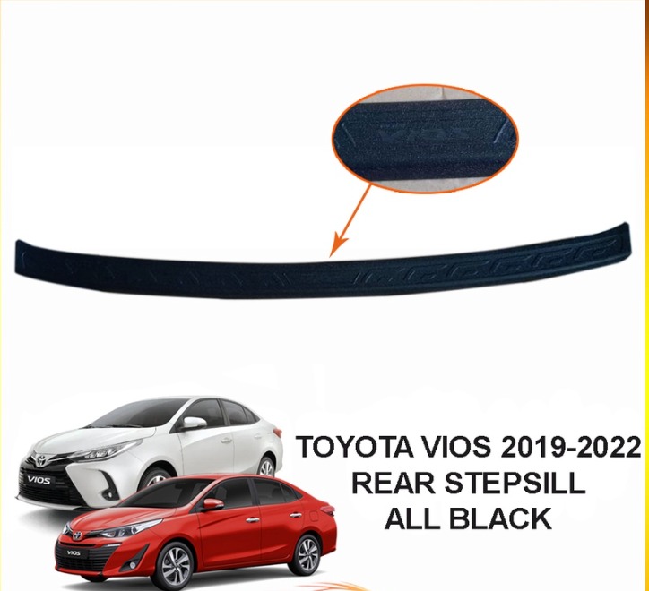 Toyota Vios 2019 to 2023 OEM Rear Stepsill Black on Carousell