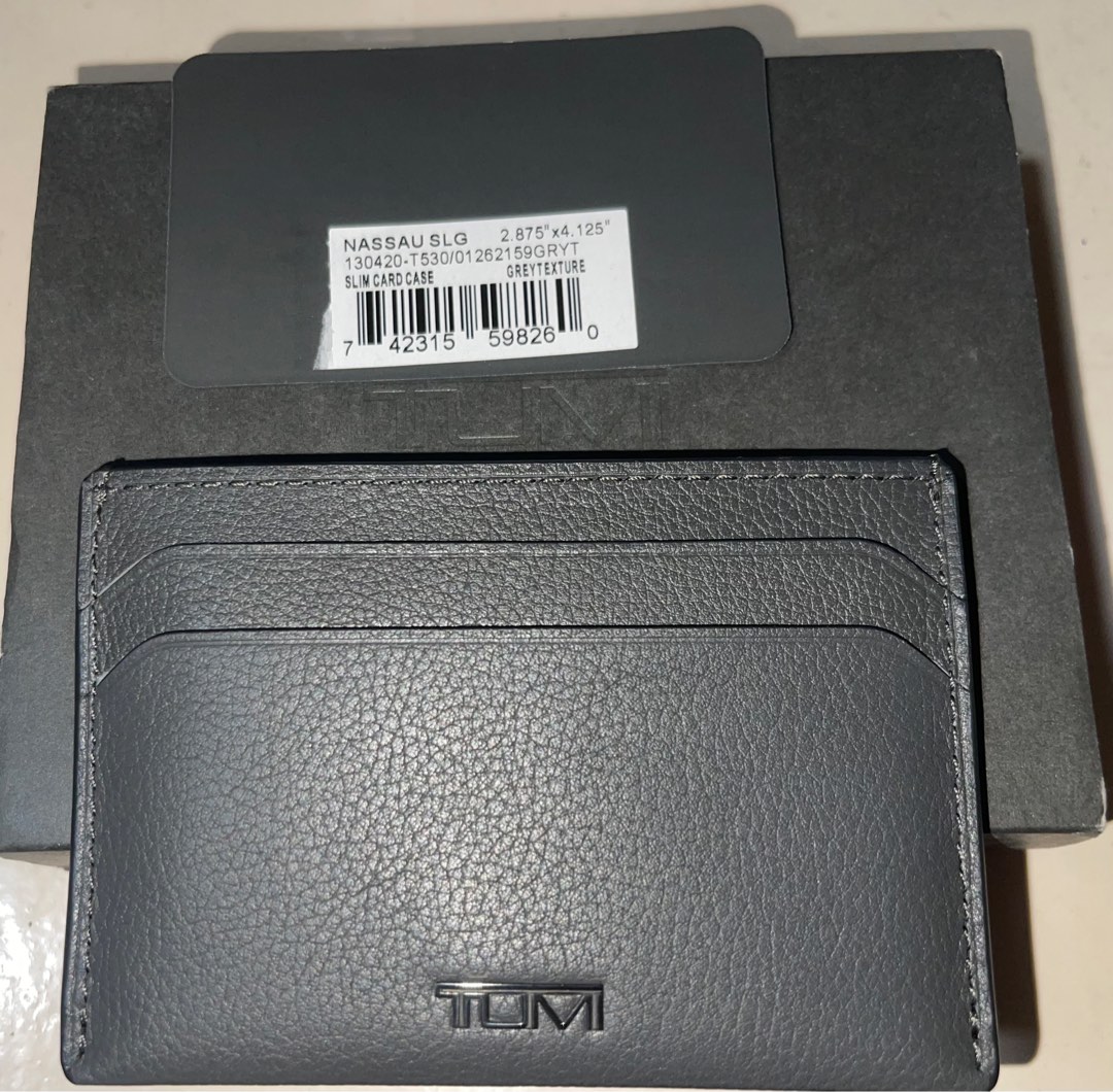 TUMI Slim Card Case, Men's Fashion, Watches & Accessories, Wallets ...