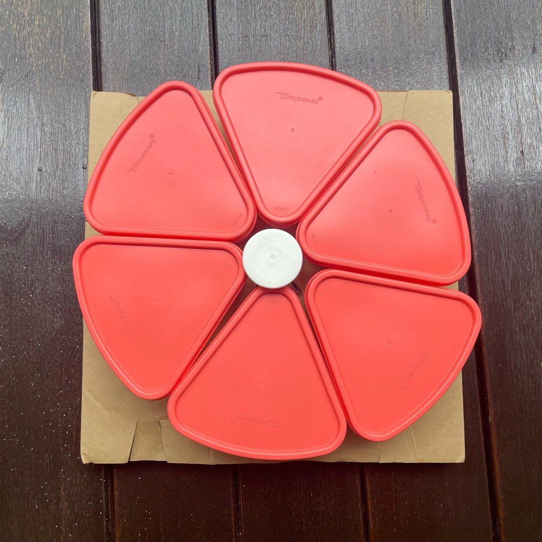 Tupperware carousel modular cookies candies containers with rotating ...