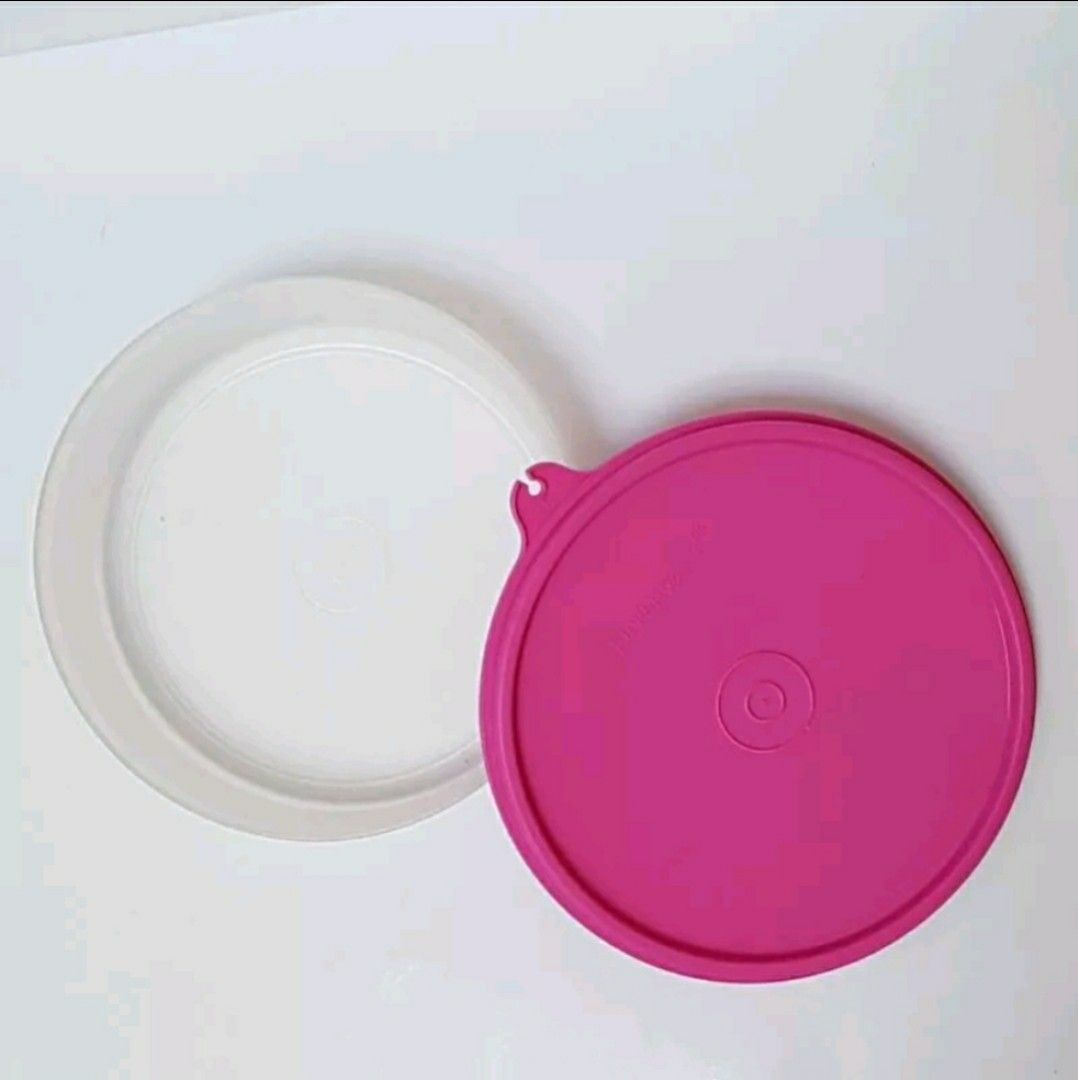 Tupperware Pink Medium Handy Bowl Round Wadah Bundar Penyimpanan ...