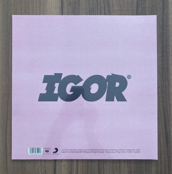 Tyler The Creator - IGOR vinyl, Hobbies & Toys, Music & Media, Vinyls on Carousell