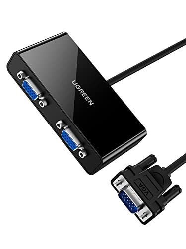 UGREEN VGA Splitter Male to Female Monitor Switch Box SVGA Y Splitter 1 ...