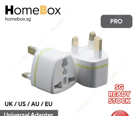 UK 3 Pin Plug Universal Adapter PRO Travel Adapter, Universal Wall Plug ...