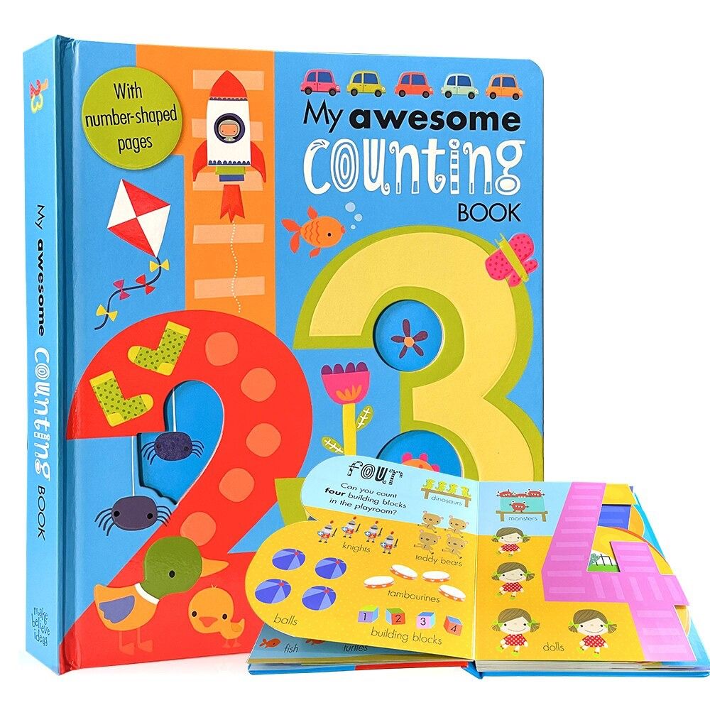 Usborne My Awesome Alphabet/Counting/Nursery Rhymes Book Children ...