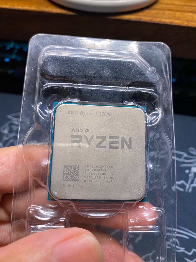 Used AMD Ryzen 3 3200G processor without fan, Computers & Tech, Parts ...