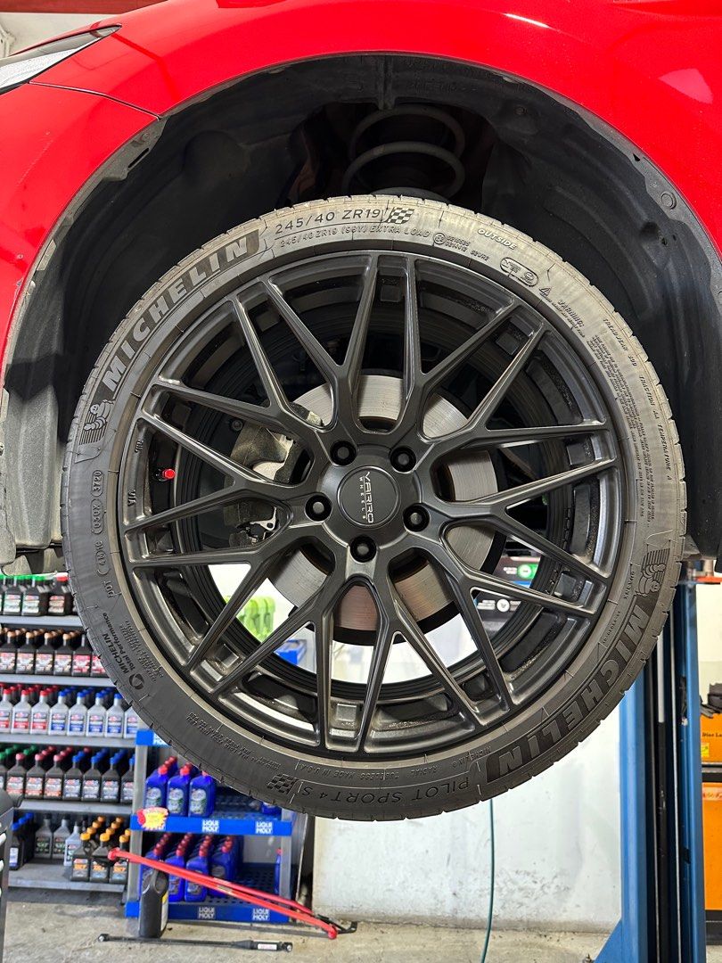 Varro VD06X satin black spin forged sport rims, Car Accessories, Tyres ...