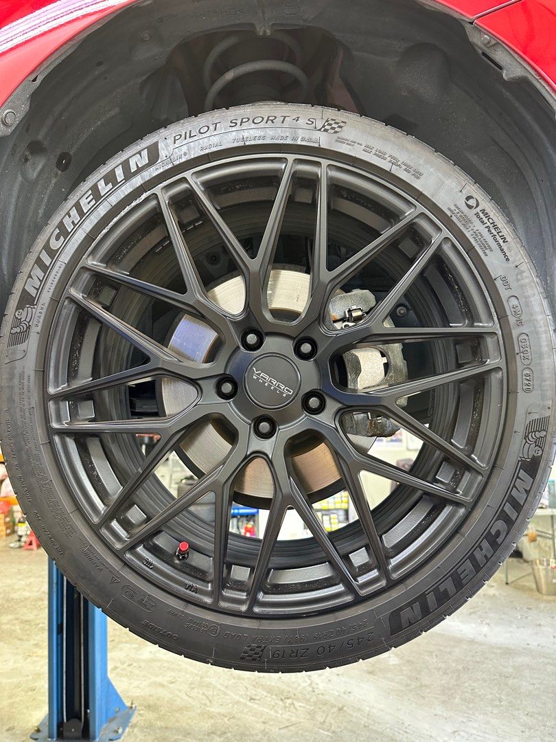 Varro VD06X satin black spin forged sport rims, Car Accessories, Tyres ...