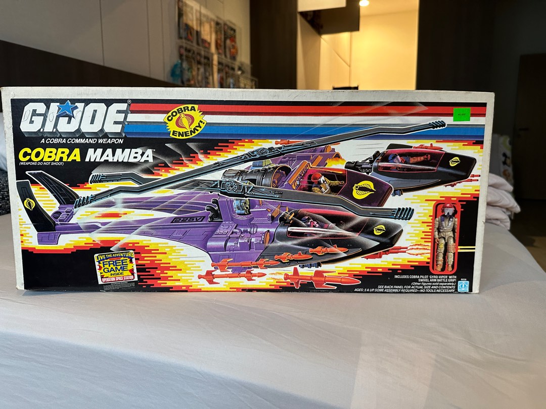 Vintage GI Joe Cobra Mamba - Sealed contents, Hobbies & Toys, Toys ...