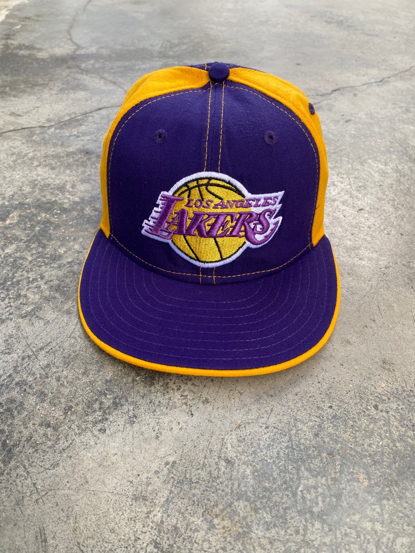 Vintage New Era Los Angeles Lakers Nba Fitted Cap (7 3/8), Men's ...