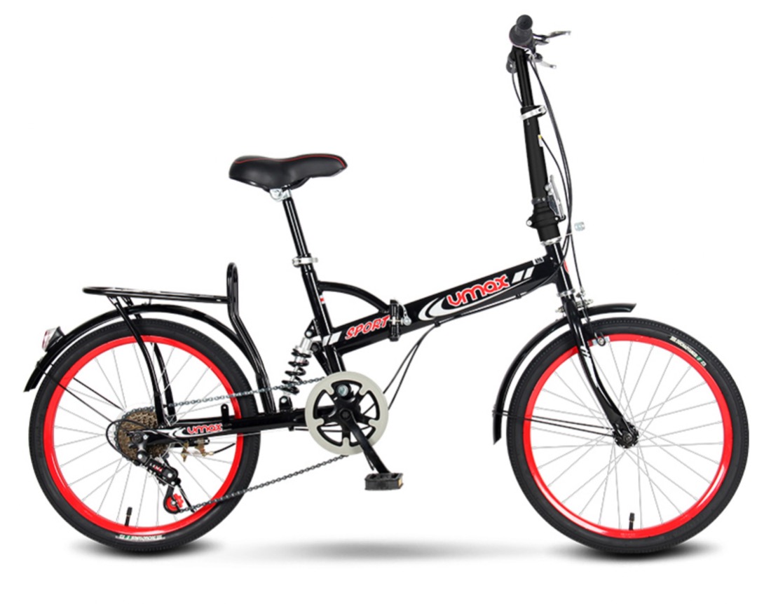 VMAX Foldable Bicycle with 6 Speed Gear, Sports Equipment, Bicycles ...
