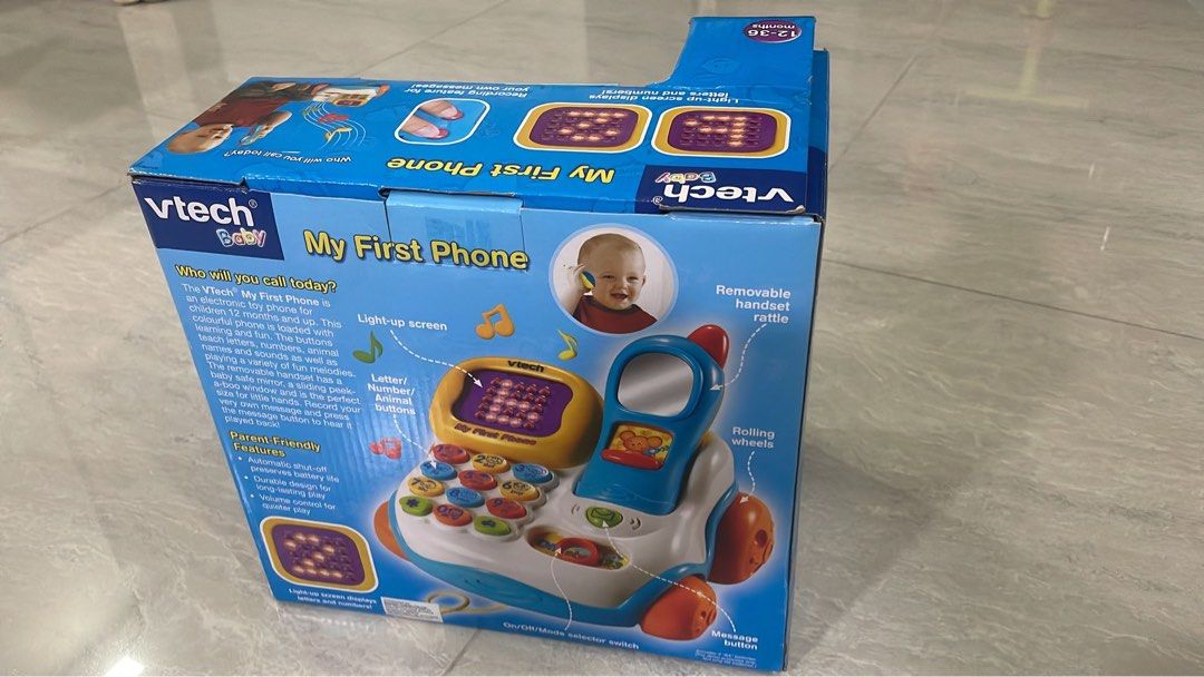 Vtech my first phone toy, Hobbies & Toys, Toys & Games on Carousell