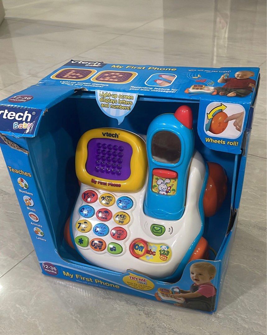 Vtech my first phone toy, Hobbies & Toys, Toys & Games on Carousell