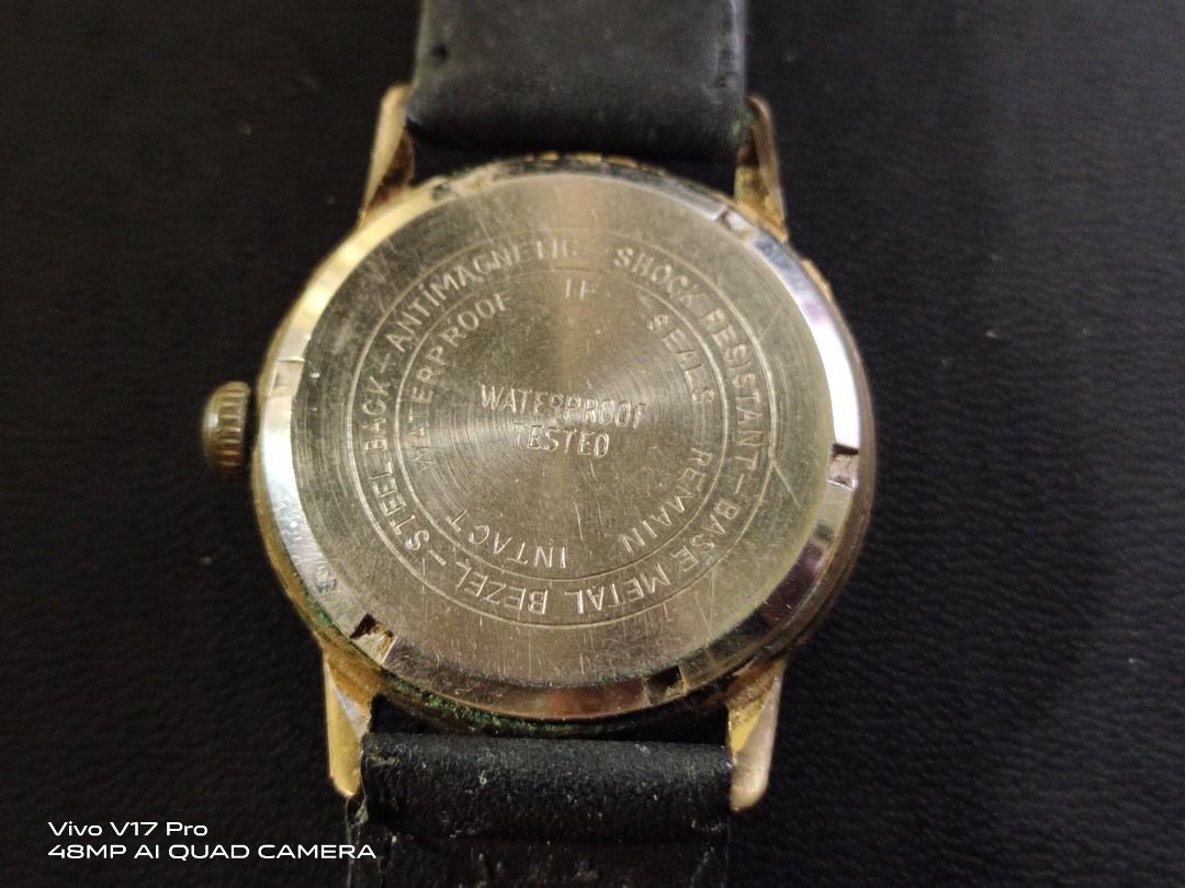 Vtg Vantage(by Hamilton) Mechanical Hand-Winding Watch, Men's Fashion ...