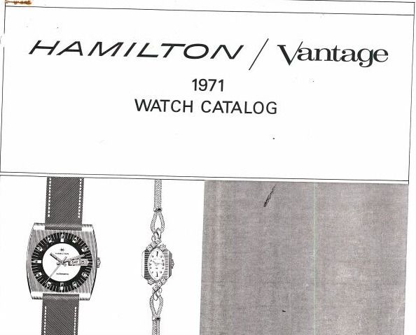 Vtg Vantage(by Hamilton) Mechanical Hand-Winding Watch, Men's Fashion ...