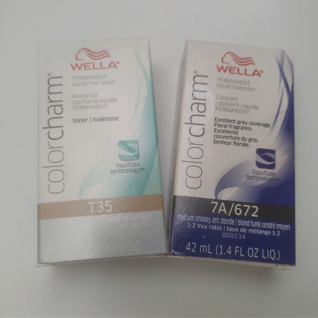 Wella Color Charm toners hair colors on Carousell