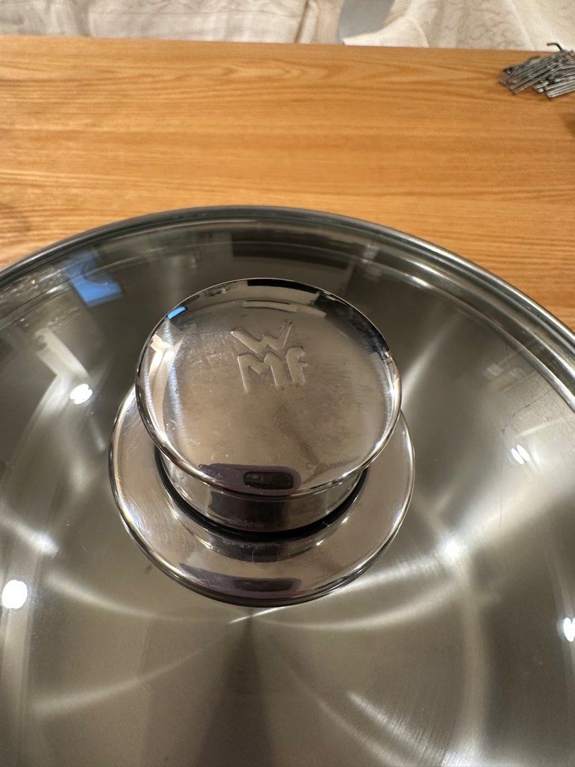 WMF 21cm Transtherm stainless steel pot, Furniture & Home Living ...