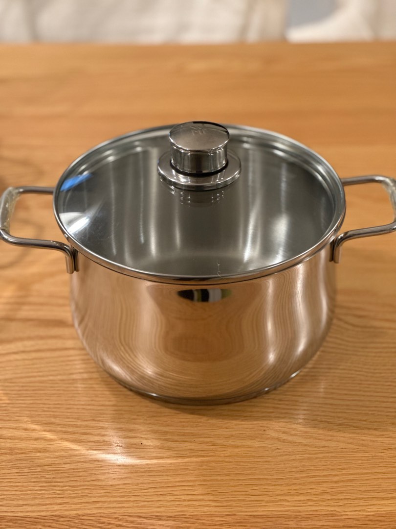 WMF 21cm Transtherm stainless steel pot, Furniture & Home Living ...