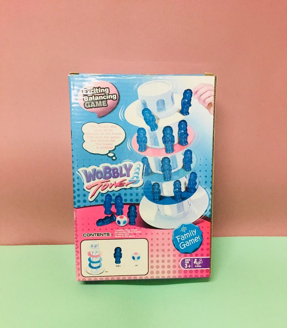 Wobbly Tower Balancing Game, Hobbies & Toys, Toys & Games on Carousell