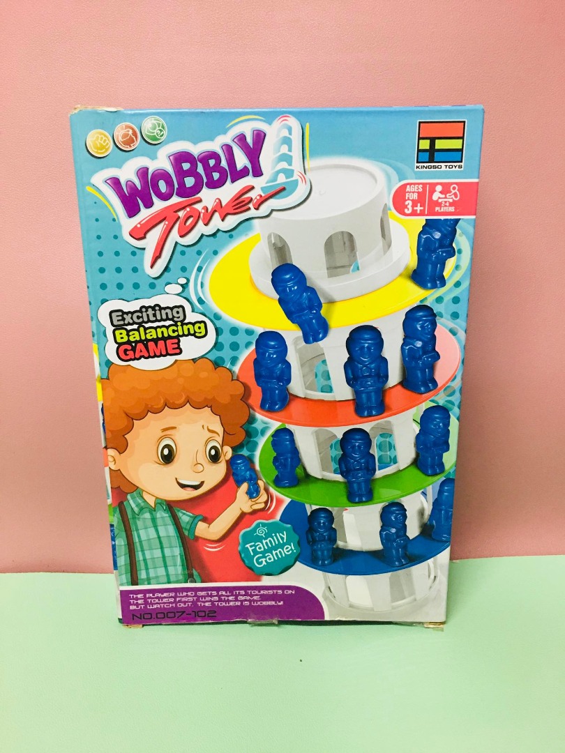 Wobbly Tower Balancing Game, Hobbies & Toys, Toys & Games on Carousell