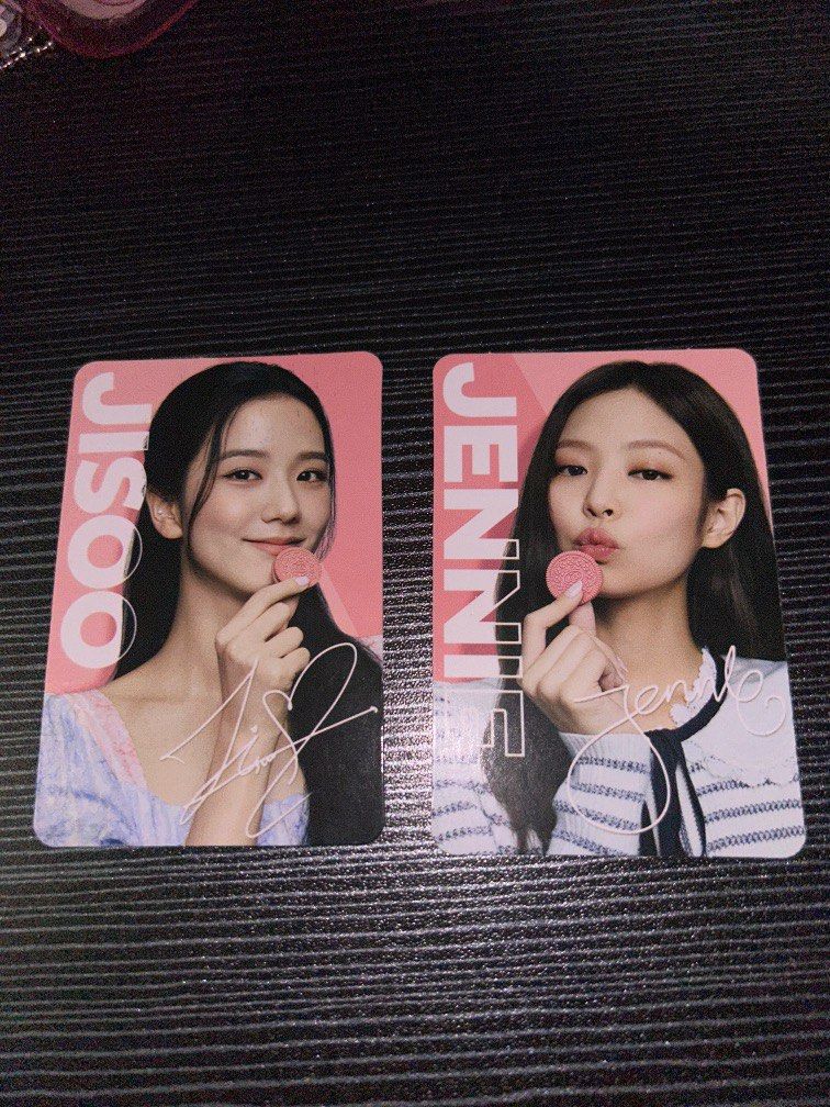 wts / wtt jisoo and jennie bp oreo pc, Hobbies & Toys, Memorabilia ...