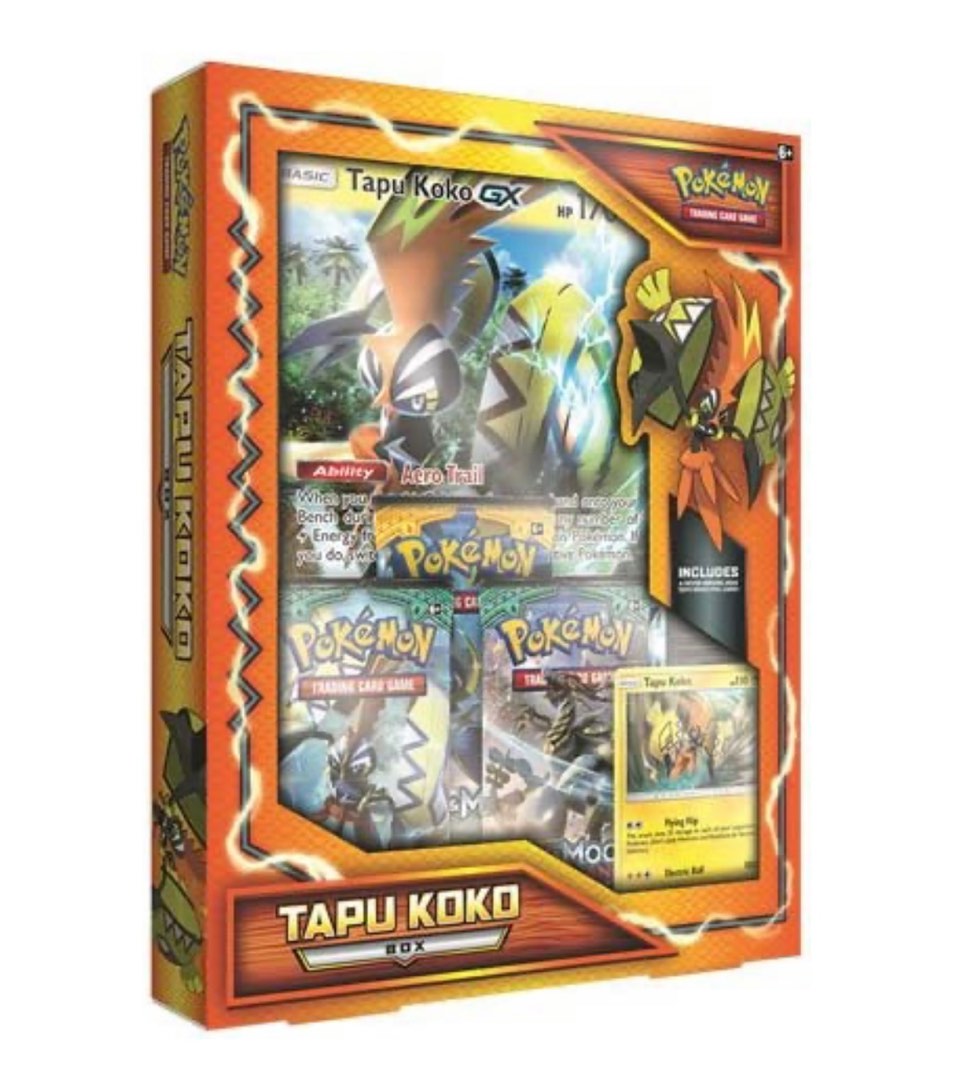 Tapu Koko box w Shrink, Hobbies & Toys, Toys & Games on Carousell