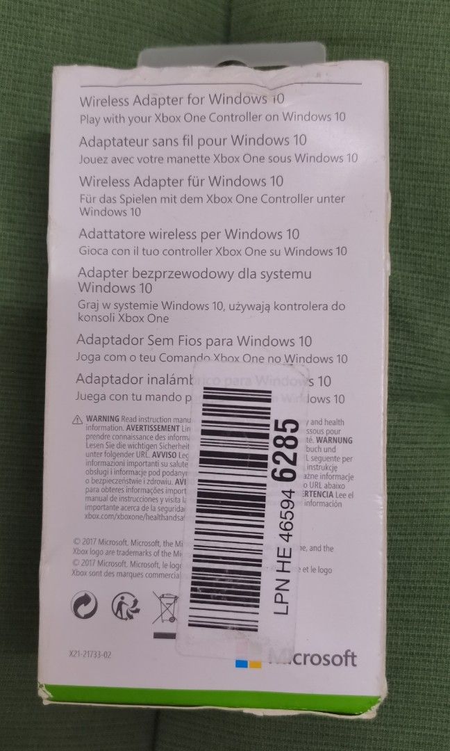 Xbox controller receiver for pc, Computers & Tech, Parts & Accessories ...