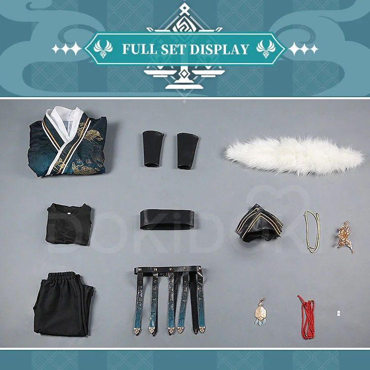 Xiao Traditional Chinese Hanfu Style Liyue Fan art Genshin Impact ...