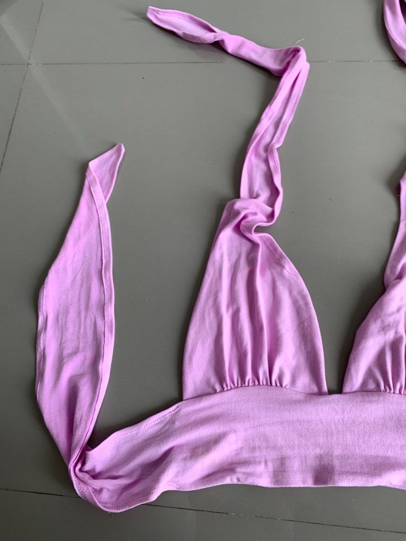 y2k HQ halter self tie backless top on Carousell