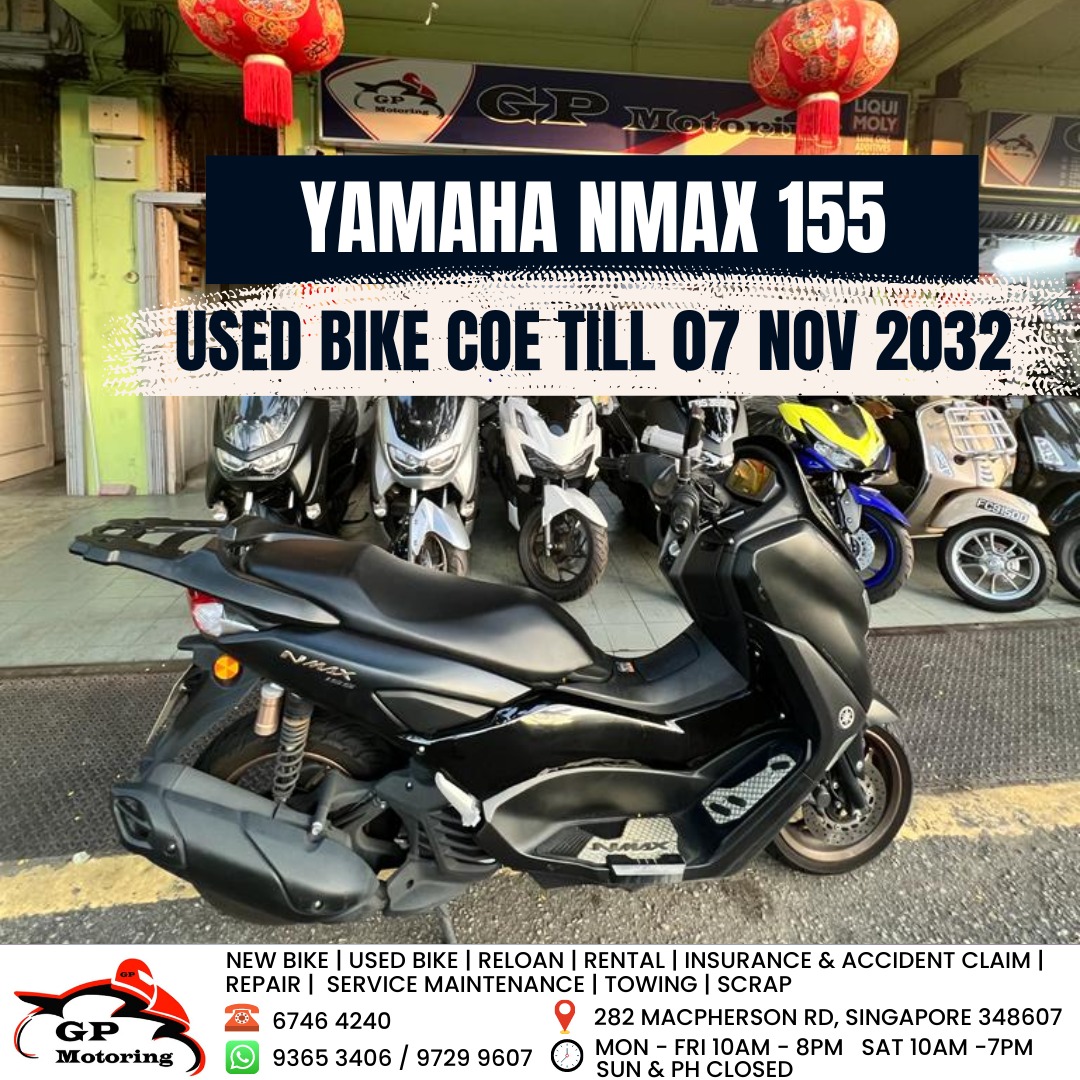 YAMAHA NMAX 155 | USED BIKE | MODEL 2022 | GP Motoring |, Motorcycles ...
