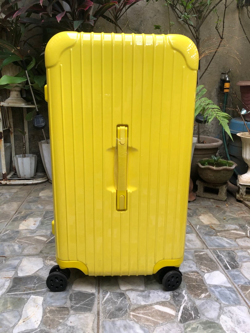 Yellow 28inches Trunk Luggage on Carousell