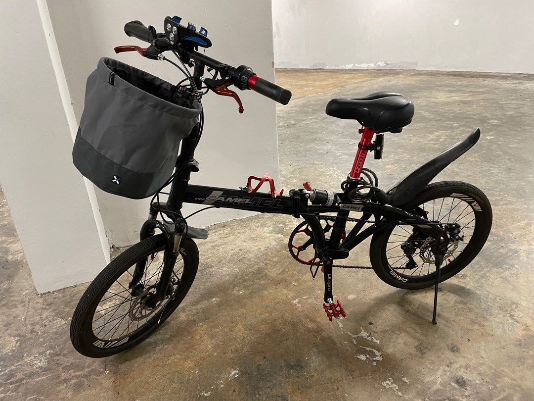 Foldable Camel Bicycle with dual suspension, Sports Equipment, Bicycles ...