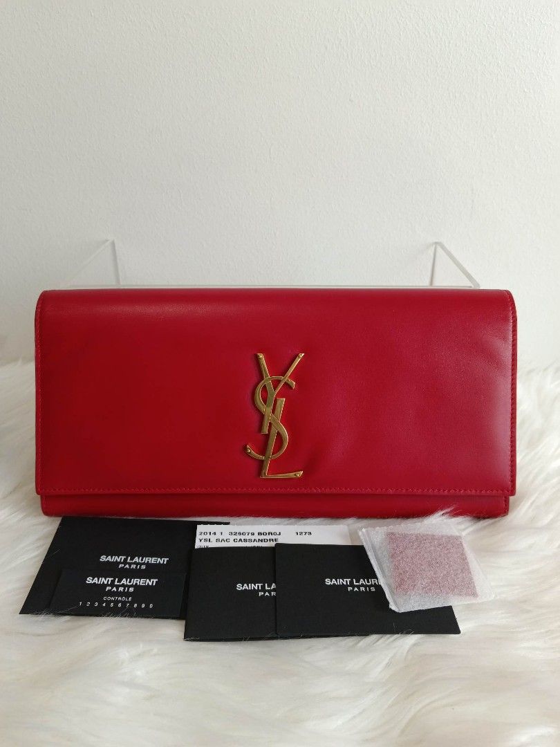 Ysl clutch bag on Carousell
