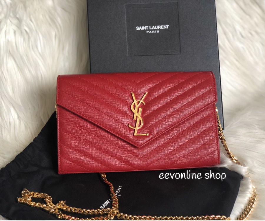 YSL WALLET ON CHAIN on Carousell