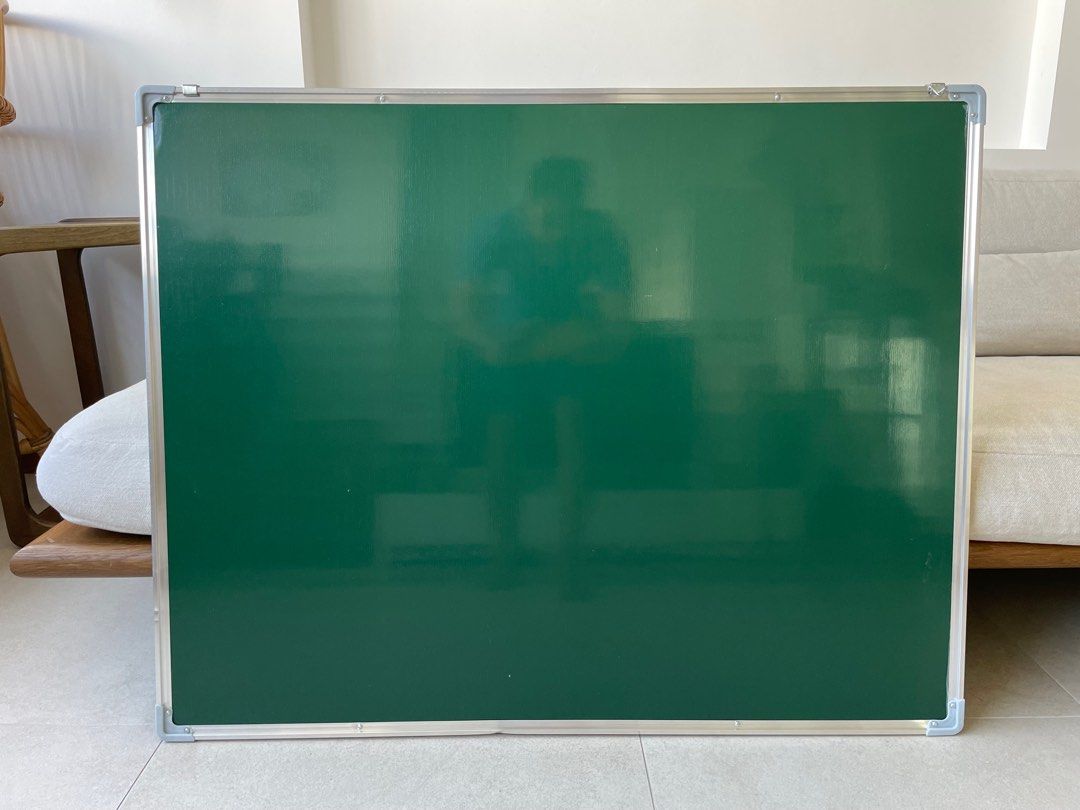 Whiteboard 100cm x 80cm (reversible to blackboard), Hobbies & Toys, Stationery & Craft ...