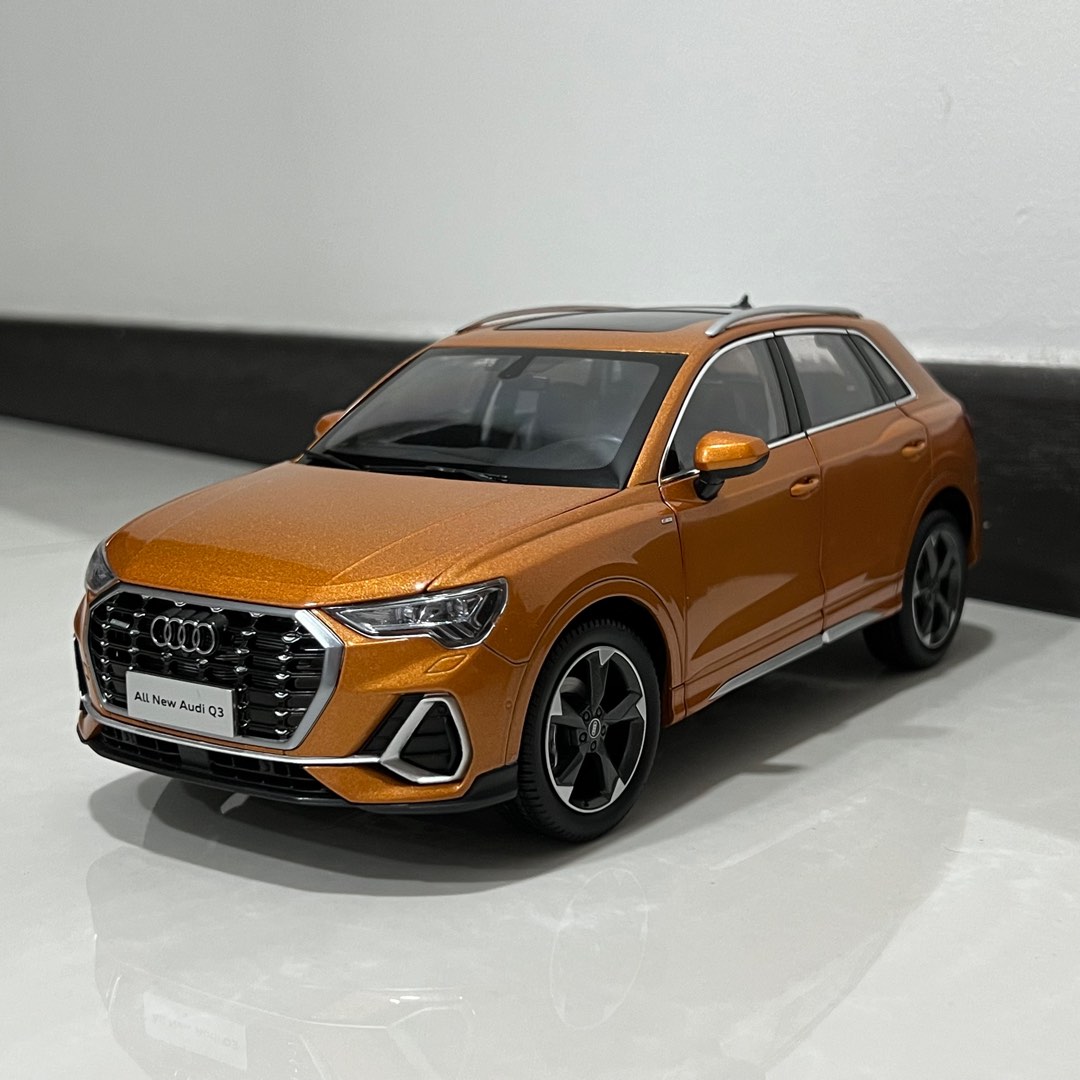 1:18 Audi Q3 (Orange), Hobbies & Toys, Toys & Games on Carousell
