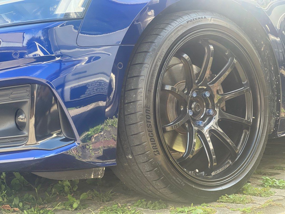 19 inch Advan RS3 rims, Car Accessories, Tyres & Rims on Carousell