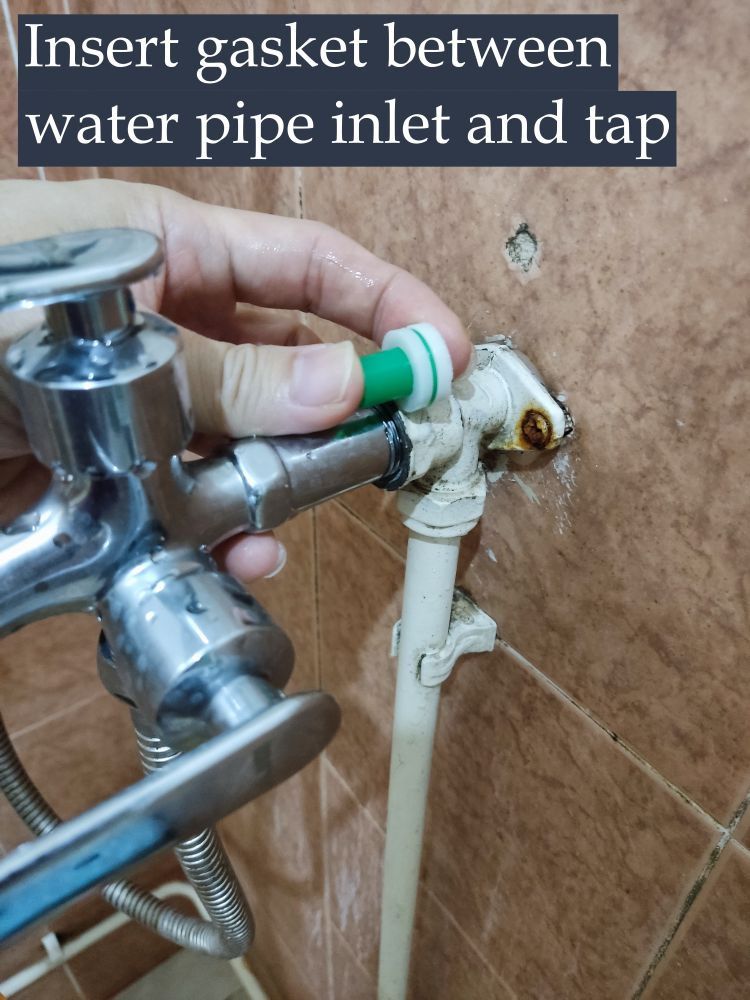 1-step easy install leak proof water gasket: Water Tap to Water Inlet ...
