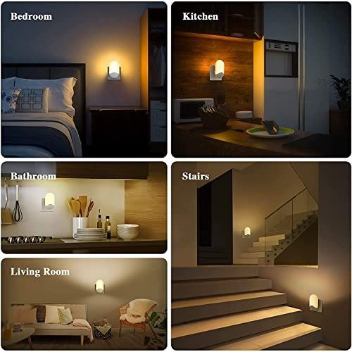 2 Pack LED Night Light, Night Lights Plus in Walls with Dusk to Dawn ...