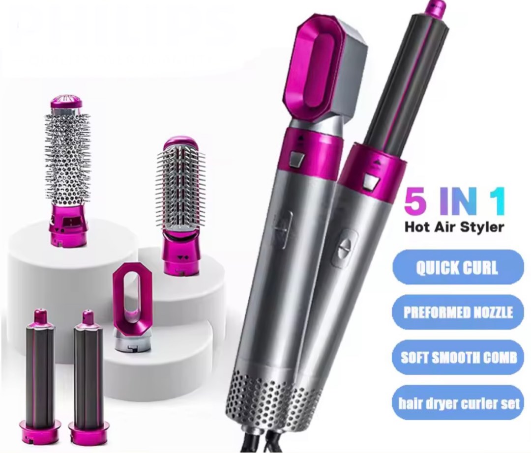 5 in 1 multifunctional hair styler on Carousell