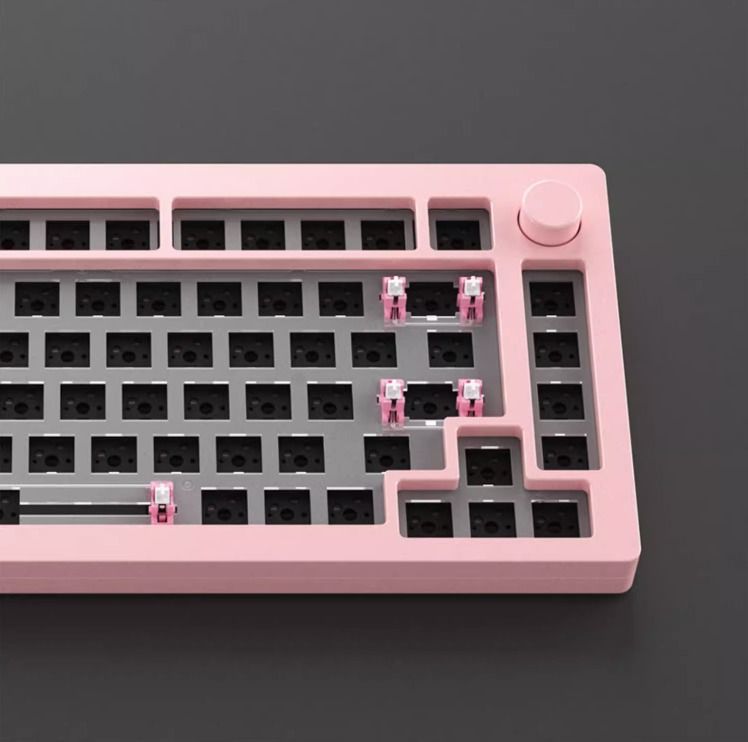 Monsgeek M1 75% Aluminium Gasket Custom Mechanical Keyboard Kit with ...